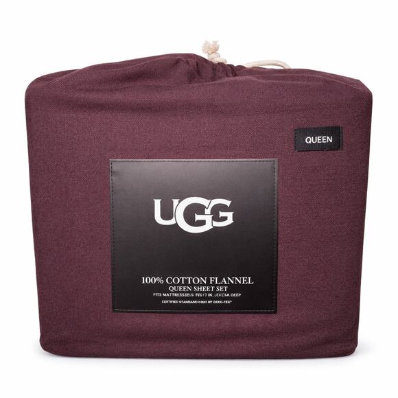 UGG | Bedding | New Ugg Queen Sheet Set 0 Cotton Flannel Deep Pocket ...